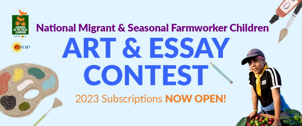 ART & ESSAY CONTEST – Association of Farmworker Opportunity Programs